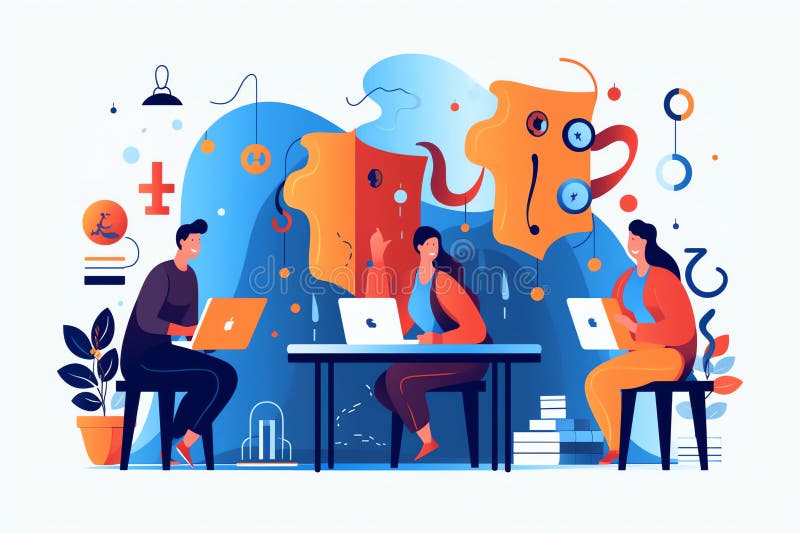 Generative AI Doubts and Confusion Mobile- Stock Illustration ...