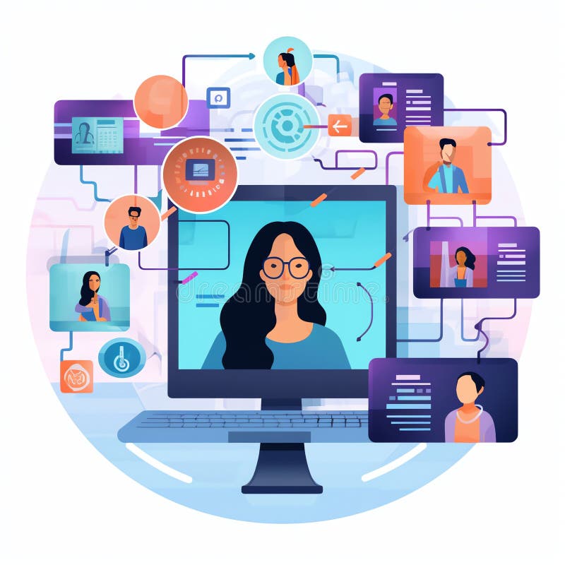 Generative AI Doxxing Concept with Personal- Stock Photo - Image of ...