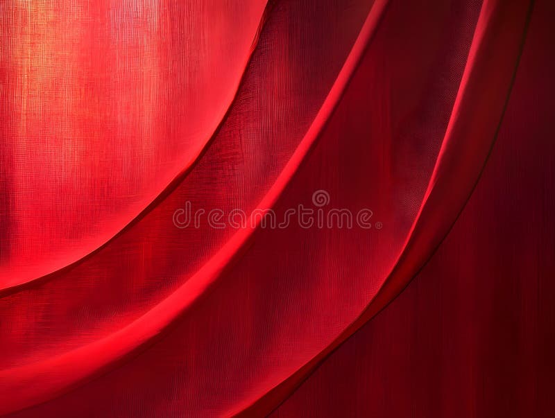 Generative AI Draped Red Fabric Texture Creating Elegant and Luxurious ...