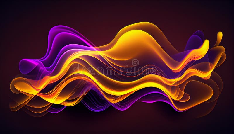 Generative AI, Dual Tones: Dynamic Abstract Background in Vibrant ...