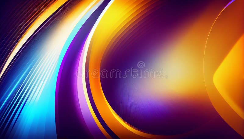 Generative AI, Dynamic Duet: Abstract Background in Vibrant Dual Hues ...