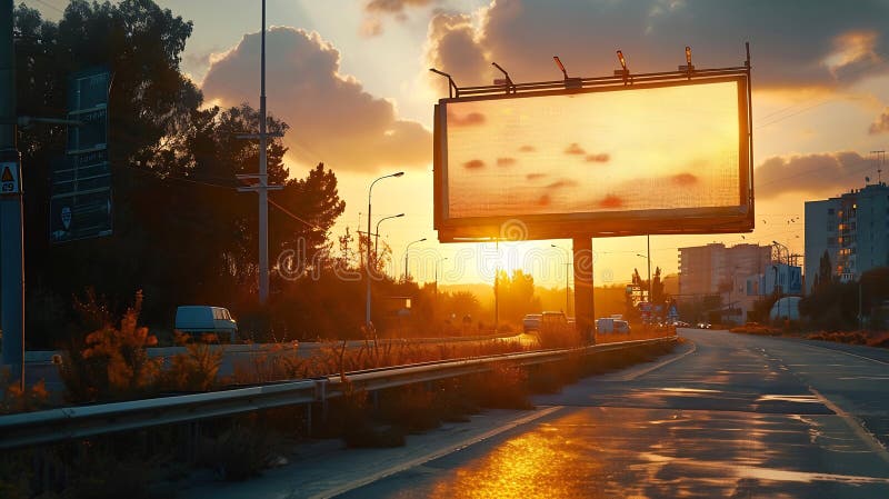 Generative AI Electronic Highway Billboard with a Traffic Collision ...
