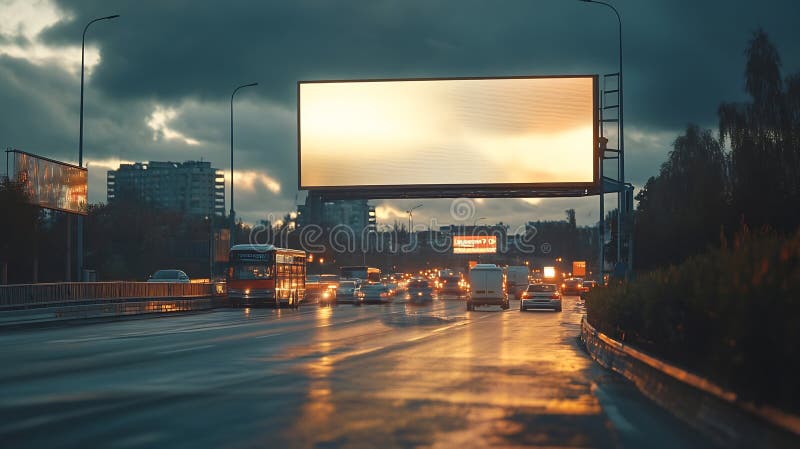 Generative AI Electronic Highway Billboard with a Traffic Collision ...