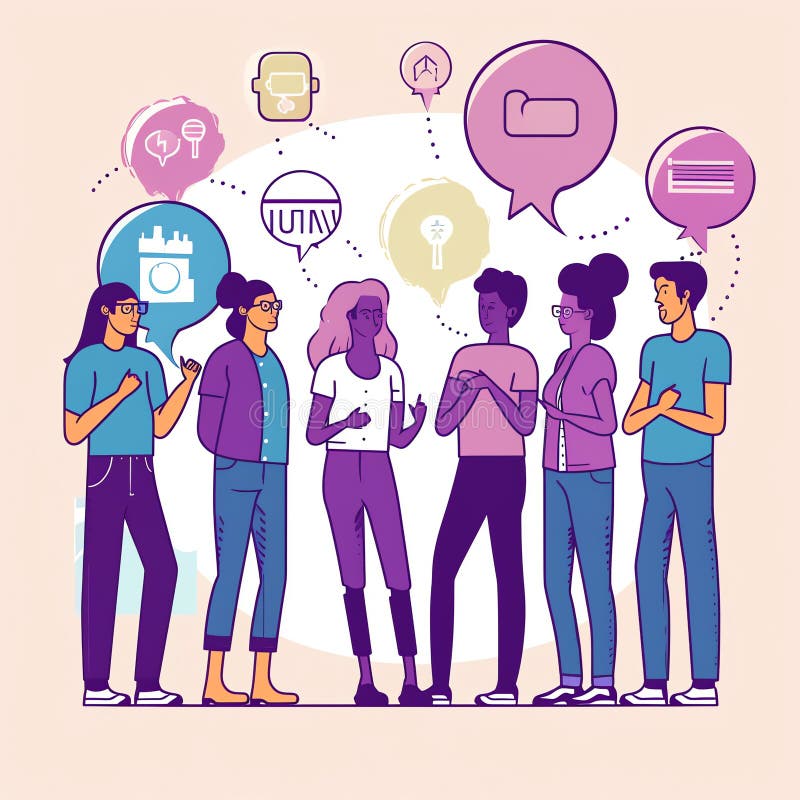 Generative AI Empathy- stock illustration. Illustration of confidence ... Generative AI Empathy- stock illustration. Illustration of confidence ...