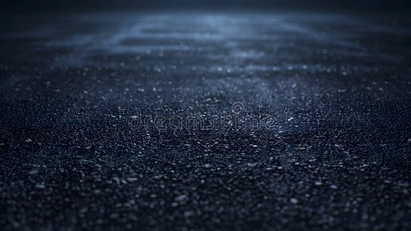 Generative AI Empty Asphalt Floor with Night Sky Business Concept ...