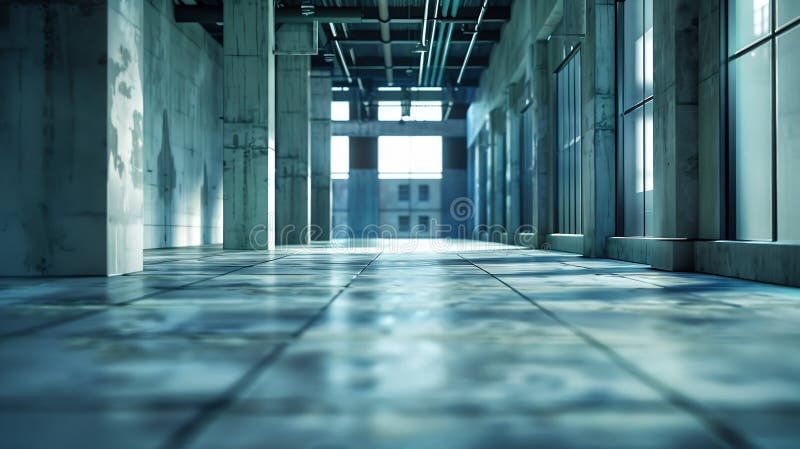 Generative AI Empty Buildings Business Concept. Stock Image - Image of ...