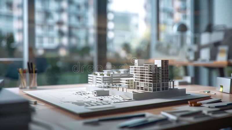 Generative AI Empty Office with Building Model and Tools To Design ...