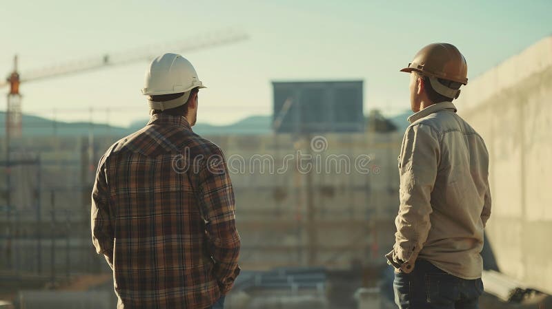 Generative AI Engineer and Foreman Worker Checking Project at Precast ...