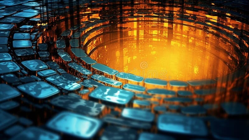 Generative AI, Ethereal Illusions Stock Illustration - Illustration of ...