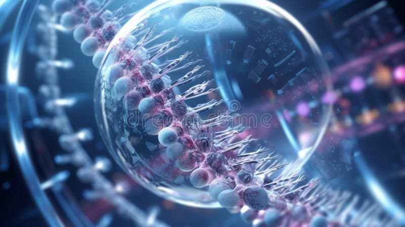 Generative AI, Evolving Beyond Nature Stock Illustration - Illustration ...