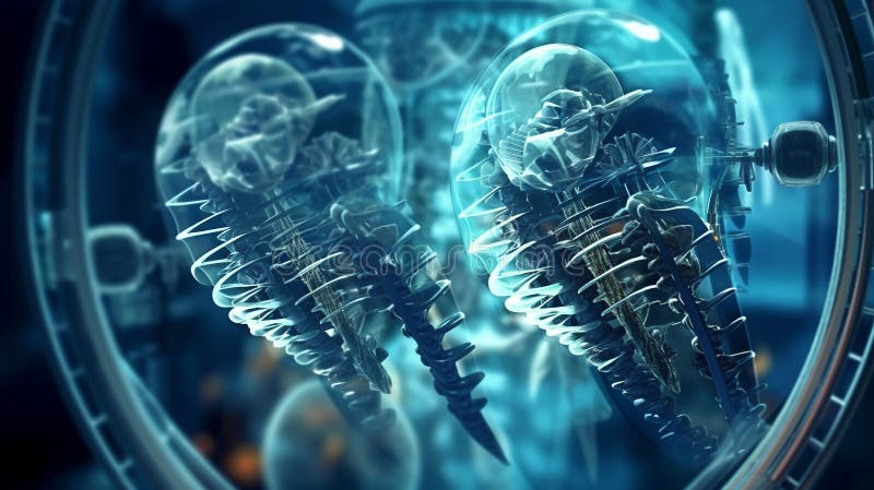 Generative AI, Evolving Beyond Nature Stock Illustration - Illustration ...