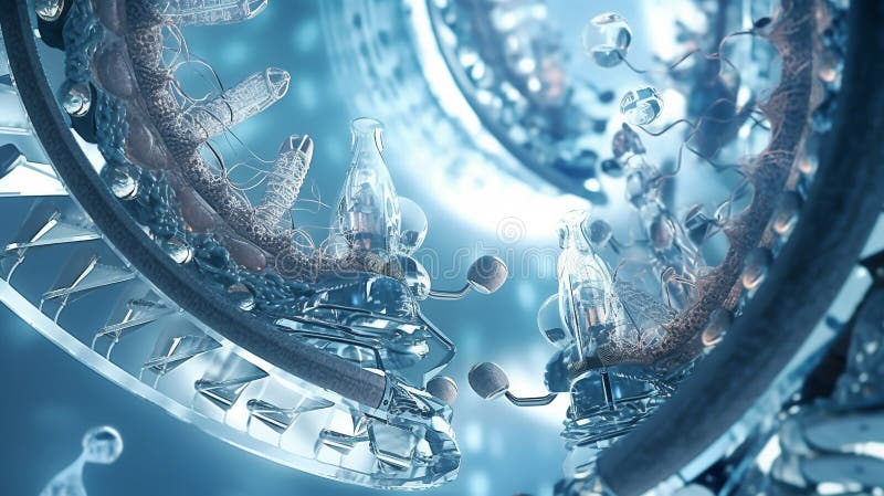 Generative AI, Evolving Beyond Nature Stock Illustration - Illustration ...