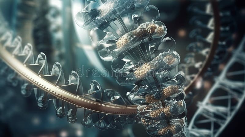 Generative AI, Evolving Beyond Nature Stock Illustration - Illustration ...