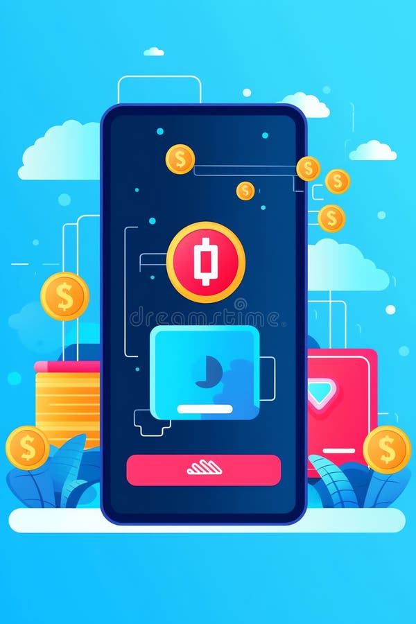 Generative AI Fintech- stock illustration. Illustration of people ... Generative AI Fintech- stock illustration. Illustration of people ...