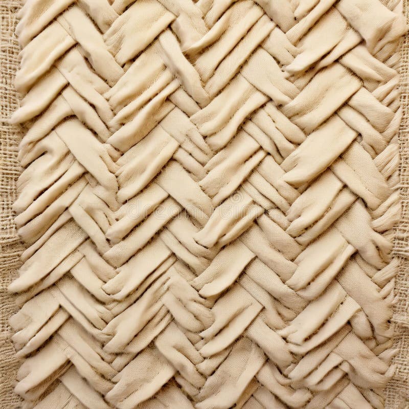 The Generative AI, Flat Weave Rolled Rattan Pattern Editorial Stock ...