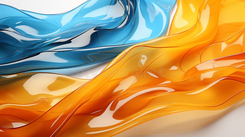 Generative AI, Fluid Dance stock illustration. Illustration of patterns ...