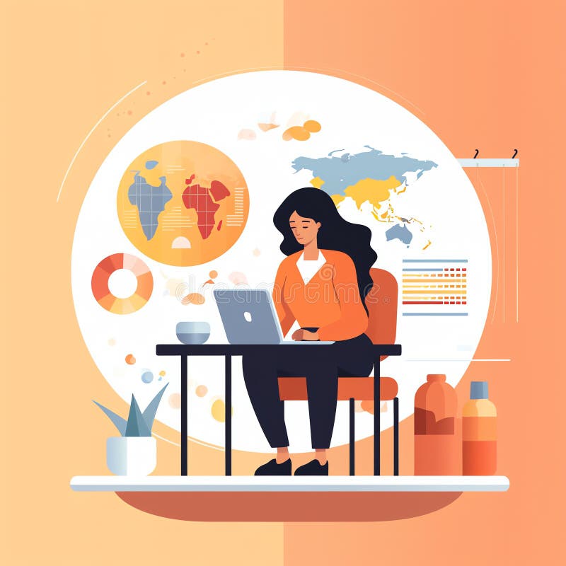 Generative AI Freelance Infographics- Stock Illustration - Illustration ...