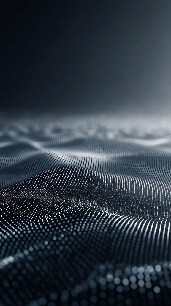 Generative AI Futuristic Digital Waves of Binary Code and Data Business Concept. Stock Image ...