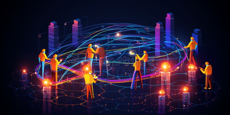 Generative AI 5g Technology Concept- Stock Illustration - Illustration ...