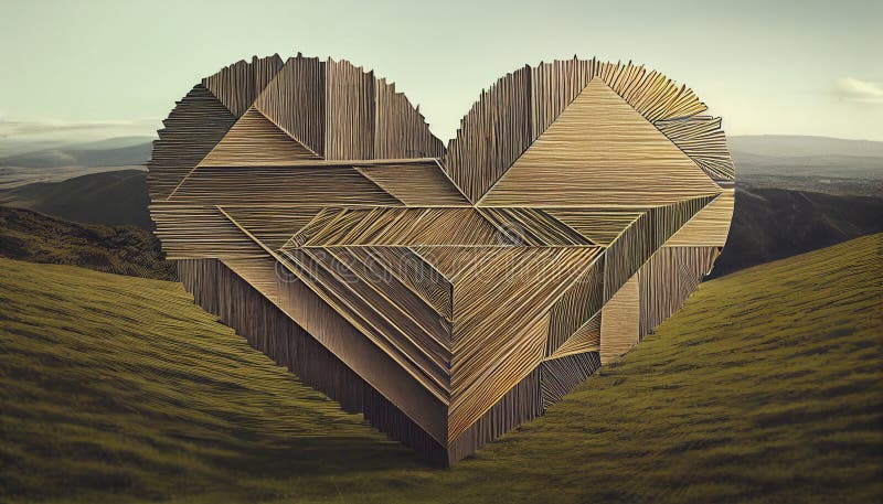 Generative AI, Geometric Heart: a Playful and Precise Arrangement of ...