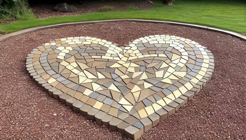 Generative AI, Geometric Heart: a Playful and Precise Arrangement of ...