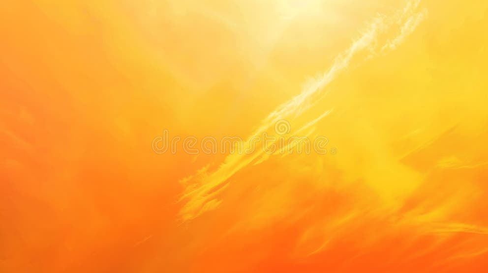 Generative AI Gradient Overlay Orange Sunset Sunrise Pastel Sof Effect ...