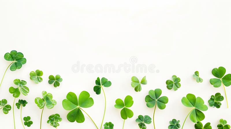 Four Leaf Clover Banner Stock Illustrations – 6,729 Four Leaf Clover ...