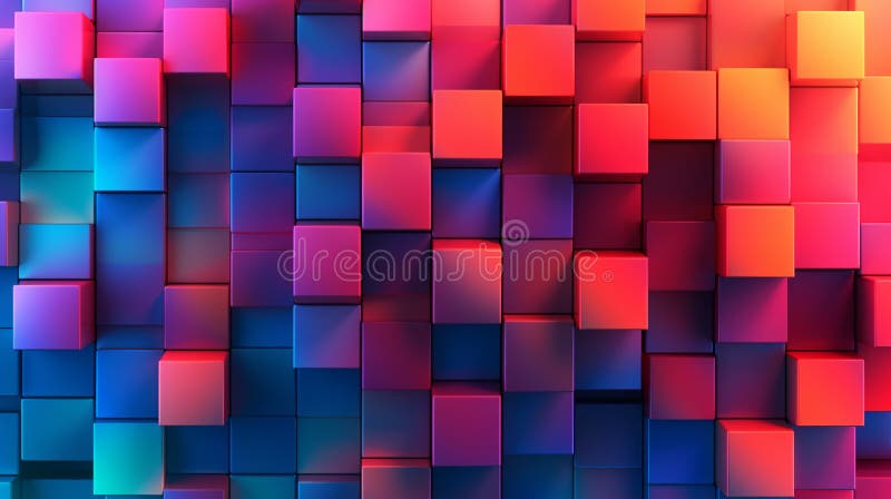 Generative Ai A Grid Pattern For A Structured And Organized Website Design Stock Illustration