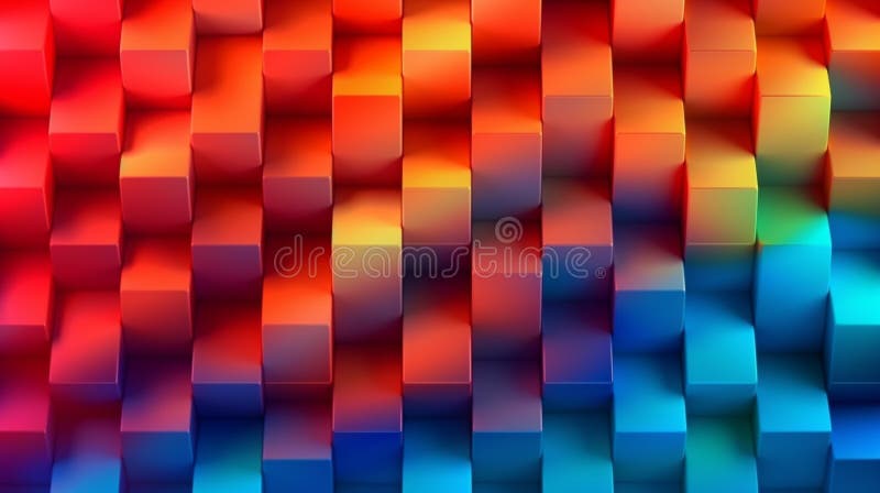 Generative Ai A Grid Pattern For A Structured And Organized Website Design Stock Illustration