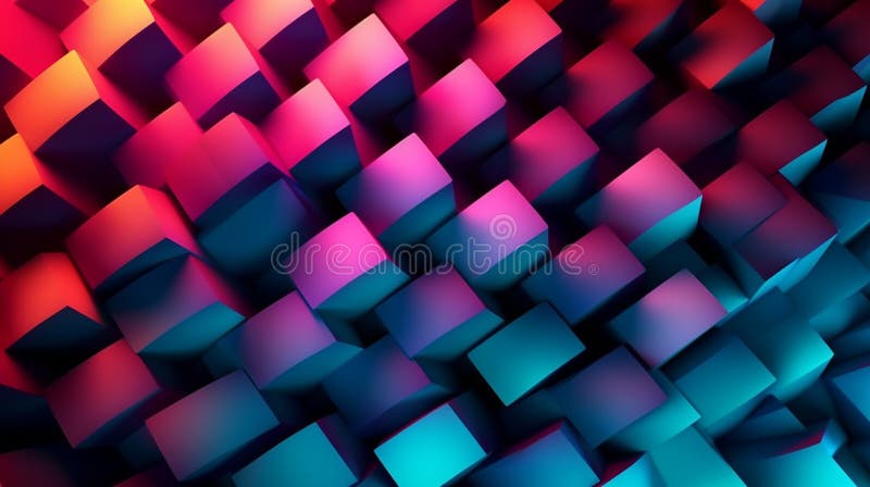 Generative Ai A Grid Pattern For A Structured And Organized Website Design Stock Illustration