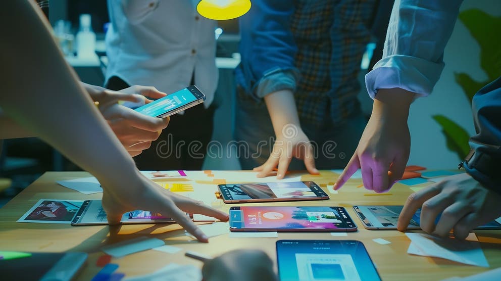 Generative AI Group of Mobile Phone App Developer Team Meeting for ...