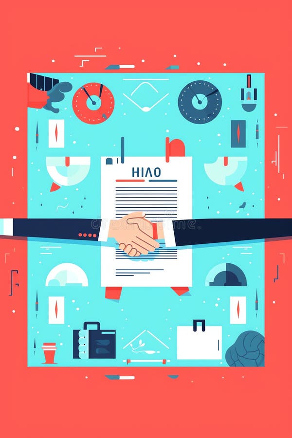 Generative AI Handshake Business Agreement- Stock Illustration ... Generative AI Handshake Business Agreement- Stock Illustration ...