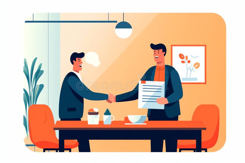 Generative AI Handshake Business Agreement- Stock Illustration ... Generative AI Handshake Business Agreement- Stock Illustration ...