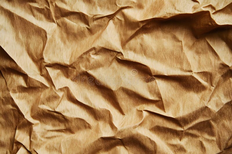 Generative AI High-Resolution Textured Brown Paper Wrinkle Pattern ...