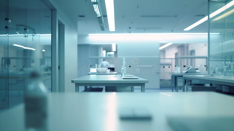 Generative AI Hospital Research Lab Business Concept. Stock Image ...