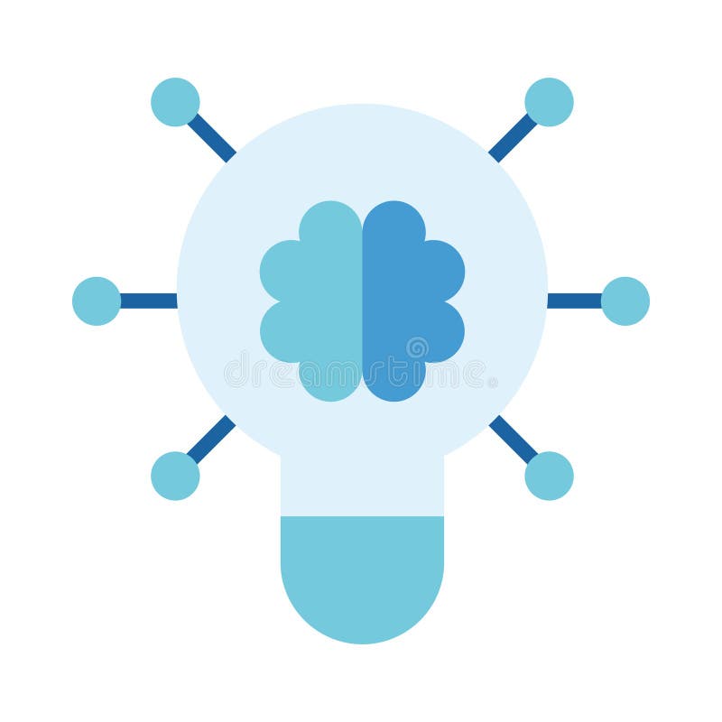 Generative AI idea icon stock illustration. Illustration of processing ...
