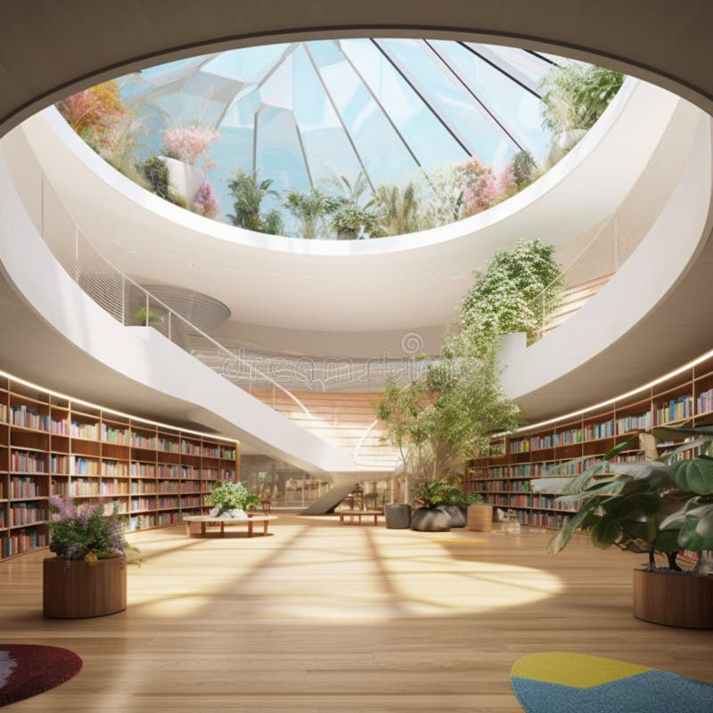 Library Atrium Stock Illustrations – 32 Library Atrium Stock ...