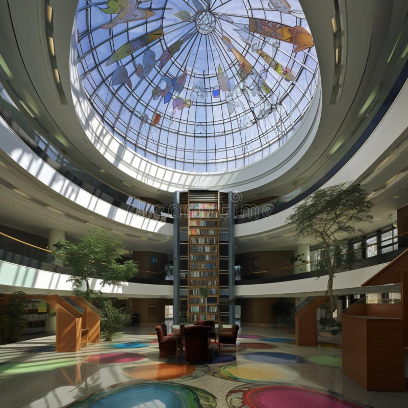 Library Atrium Stock Illustrations – 42 Library Atrium Stock ...