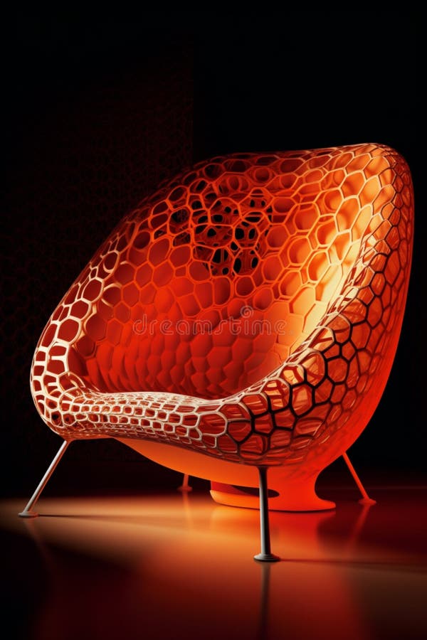 Generative Ai Illustration. Chair Stock Illustration - Illustration of ...