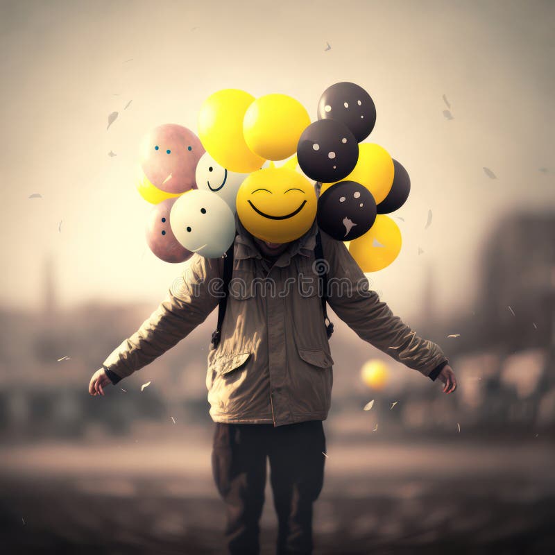 Generative AI Illustration of Conceptual Image Representing Joy and ...