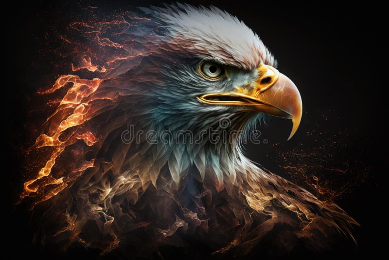 Burning Eagle Stock Illustrations – 709 Burning Eagle Stock ...