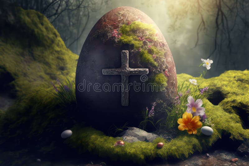Easter Egg Rock Stock Illustrations – 2,020 Easter Egg Rock Stock ...
