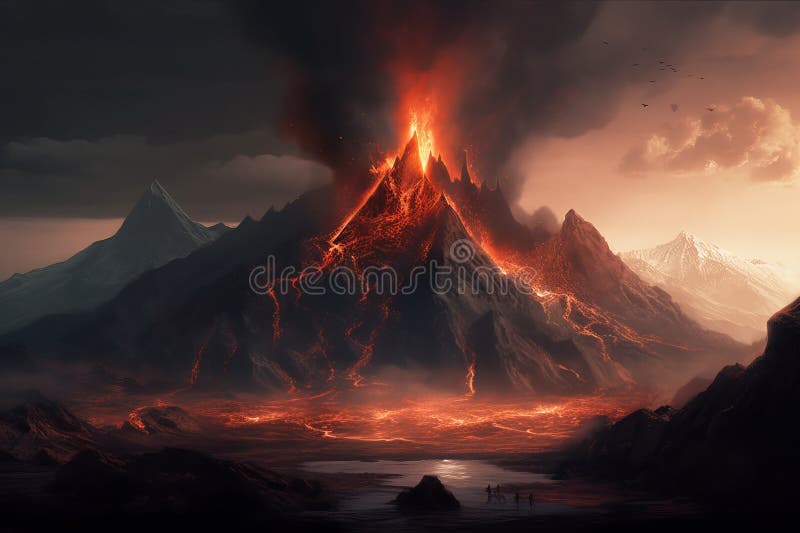 Doom Volcano Stock Illustrations – 155 Doom Volcano Stock Illustrations ...