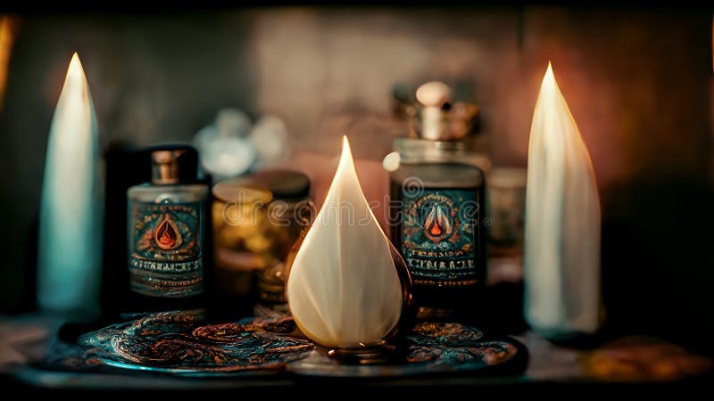 Generative AI Illustration of Spa and Wellness Setting with Magic ...