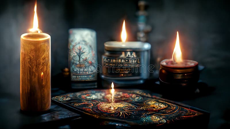 Generative AI Illustration of Spa and Wellness Setting with Magic ...