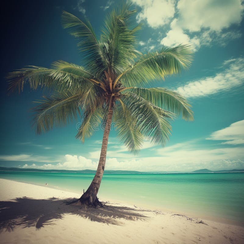 Generative Ai Illustration. Summer Stock Photo - Image of paradise ...