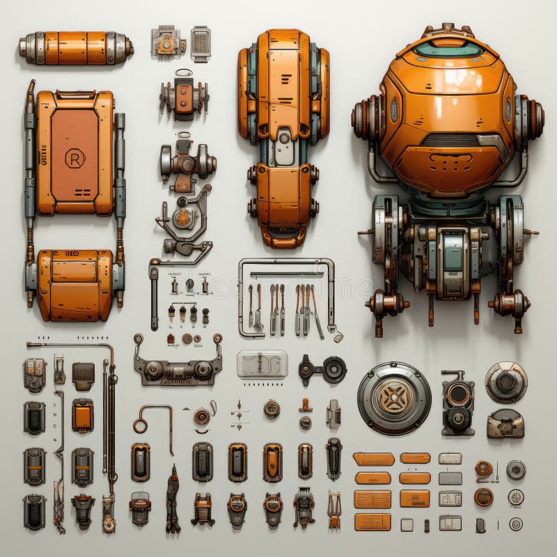 Generative Ai Illustration of Tooling Related Items Stock Illustration ...