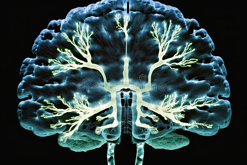 Generative AI. Illustration Visualization of Computed Tomography, MRI ...