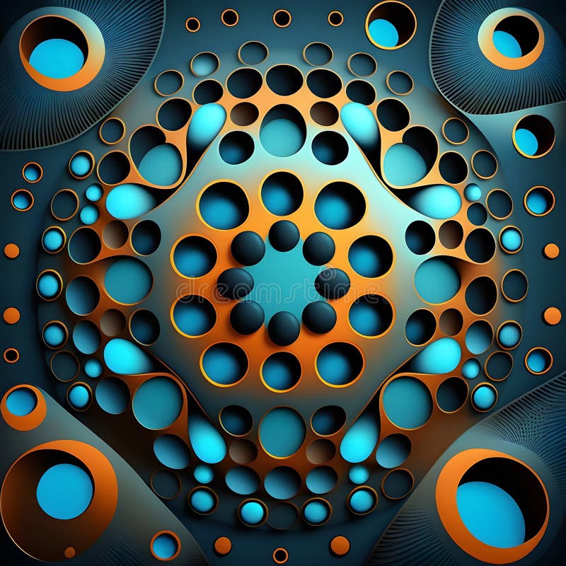 Generative AI, Illustrations, Geometry Patterns Background. Mixed Colors Abstract Pattern ...