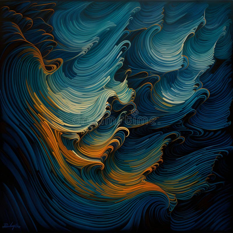 Generative AI, Illustrations, Gravity, Gravitational Waves Concept ...